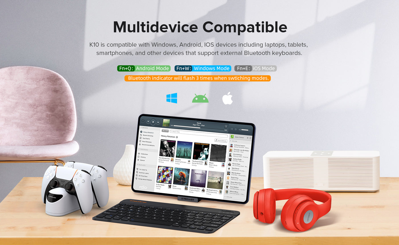 K10 Bluetooth Keyboard